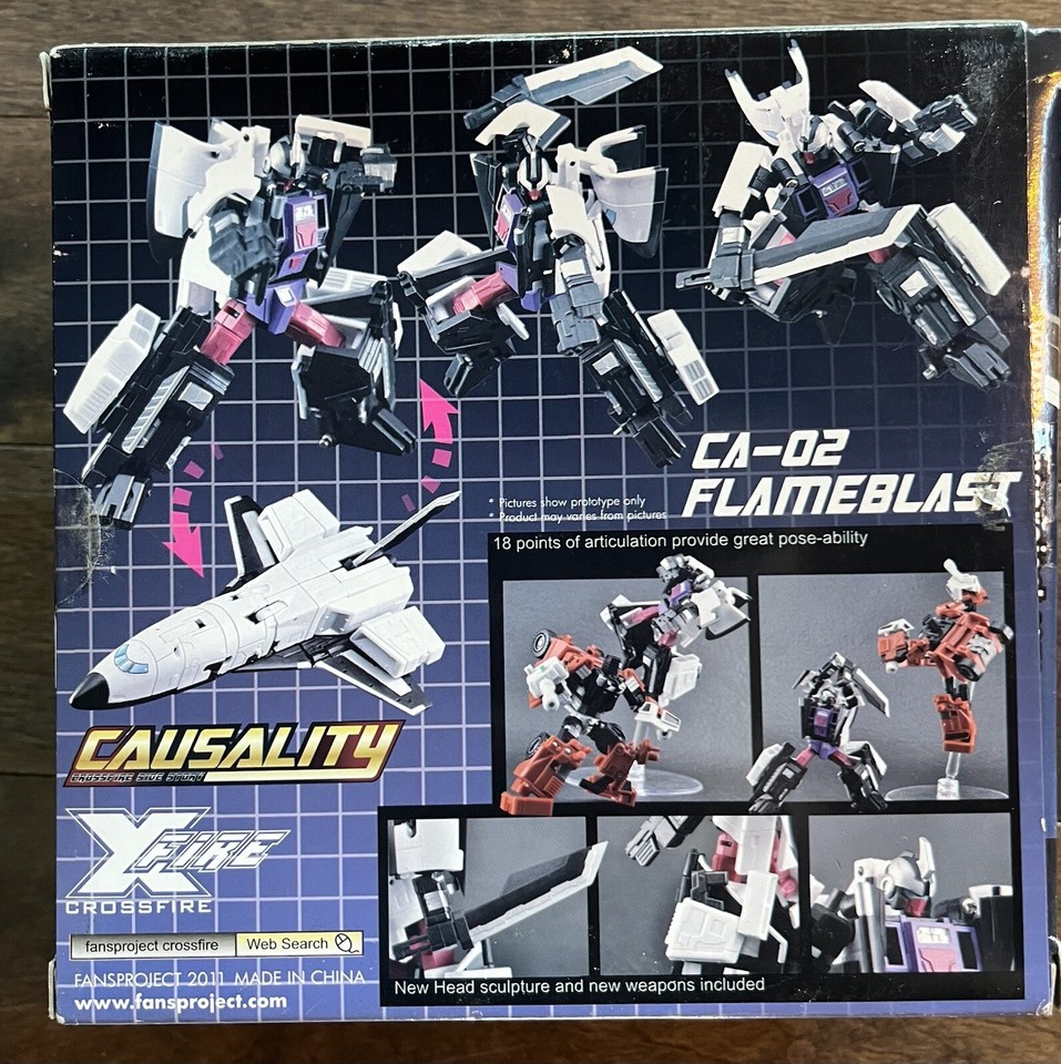 Fansproject Transformer Causality Crossfire CA-02 FLAMEBLAST Blast Off ...