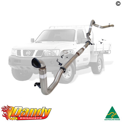 3 Inch Full Stainless Exhaust Pipe Only To Suit Patrol Y61 GU 3L ZD30 ...