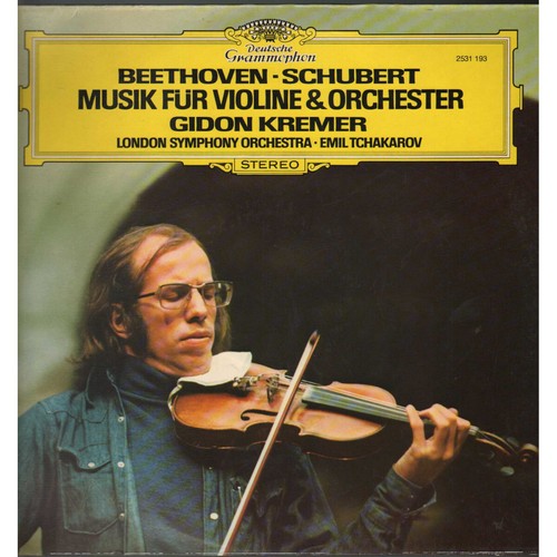 Beethoven Schubert Kremer London Symphony Tchakarov Lp musique pour ...