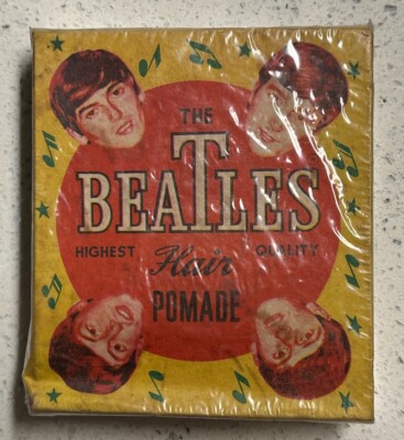 Vintage Sealed Box THE BEATLES Hair Pomade 50 Packets H.H. Chemical ...