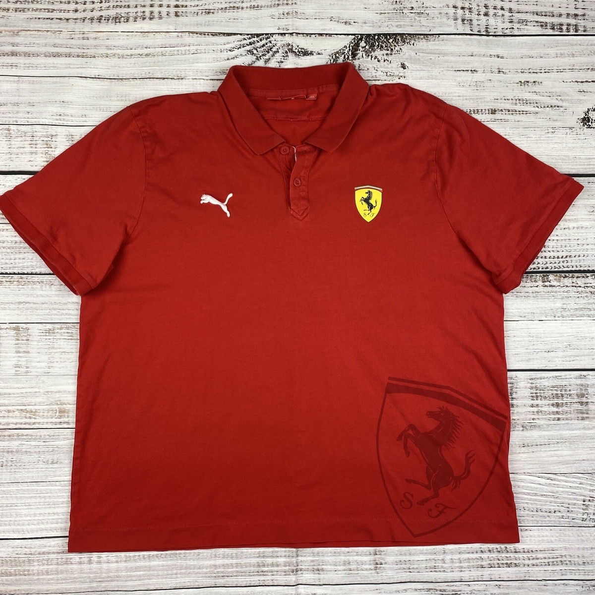 Camiseta Polo Puma Ferrari Malasia 2025 Half Zip Sweatshirt