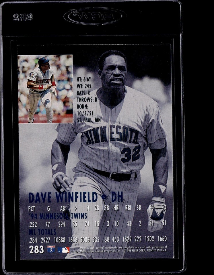 1995 Ultra Gold Medallion #283 Dave Winfield | eBay