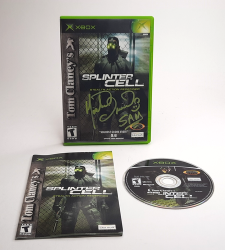 Michael Ironside Sam Fisher SIGNED Xbox Splinter Cell 2002 SWAU ...