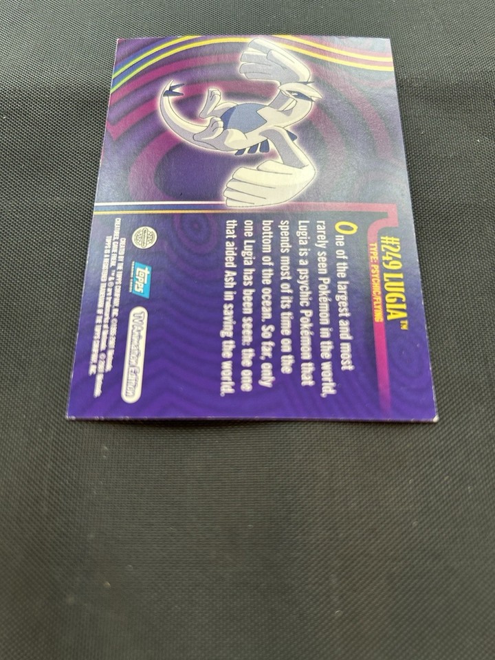 2001 Topps Pokemon Johto Series 3 Lugia Foil #249 - NM/LP | eBay