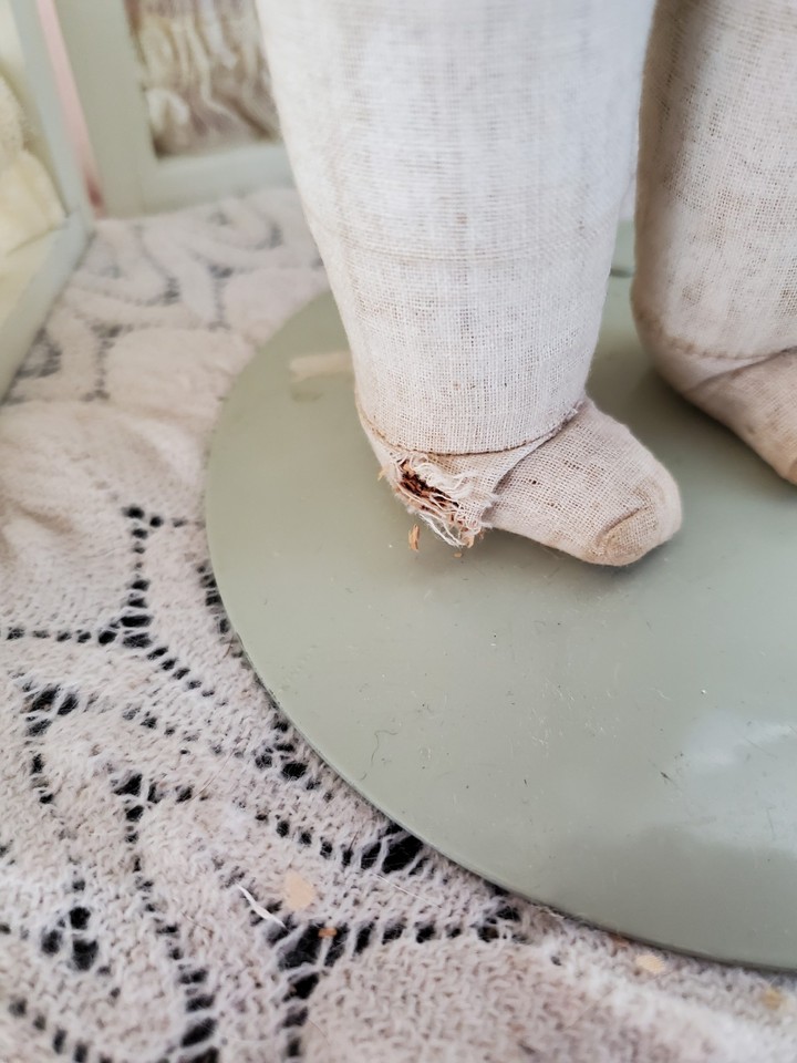 18" Antique German Adolf Wislizenus Bisque Doll Marked Special Nicely ...