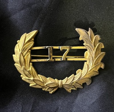 GAR VETERANS CAP BADGE DEVICE POST 17 | eBay