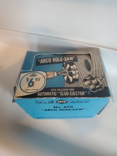 Arco Hole-saw No.670 Vintage Advertising And Tool | eBay