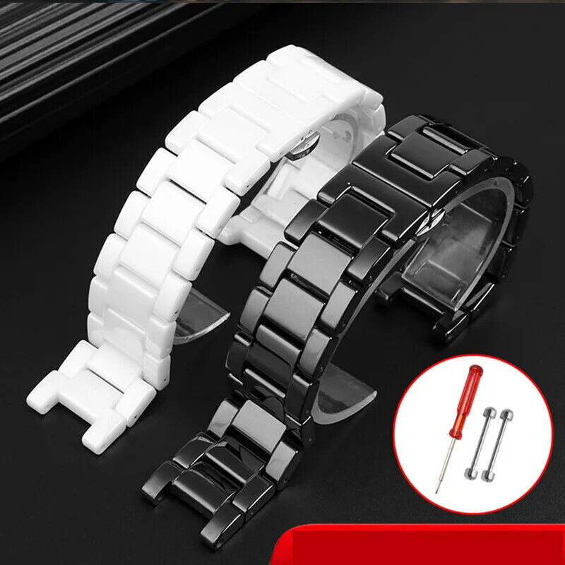 20X12mm Ceramic Strap For Michael Kors MK6986 6985 5896 Bracelet Watch ...