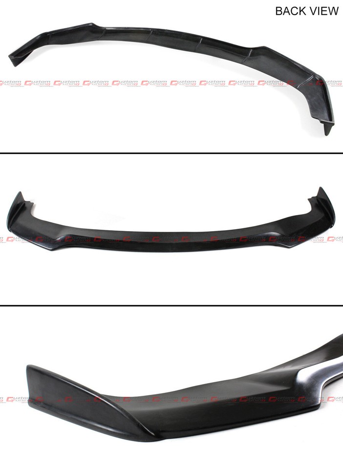 For 17-22 INFINITI Q60 V37 PU V3 Winglet Style Front Bumper Lip Spoiler ...