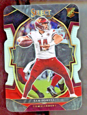 2022 Panini Select Concourse Black & Red Die-Cut SAM HOWELL RC Rookie ...