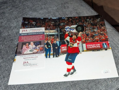 Ryan Lomberg SIGNED FLORIDA PANTHERS 2024 STANLEY CUP 8X10 PHOTO JSA | eBay