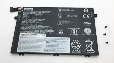 Genuine L17C3P51 battery ThinkPad E480 E490 E590 E580 E595 Series ...