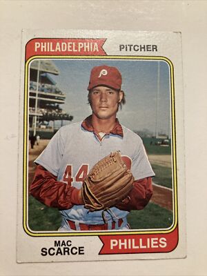 1974 Topps #149 Mac Scarce Philadelphia Phillies | eBay