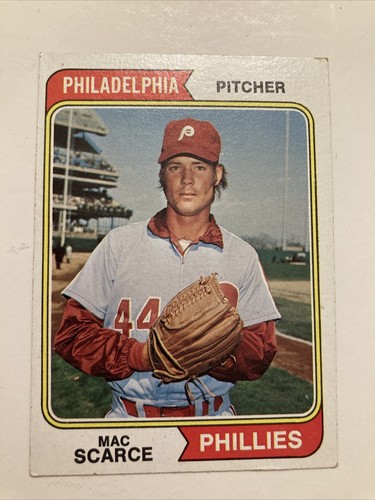 1974 Topps #149 Mac Scarce Philadelphia Phillies | eBay