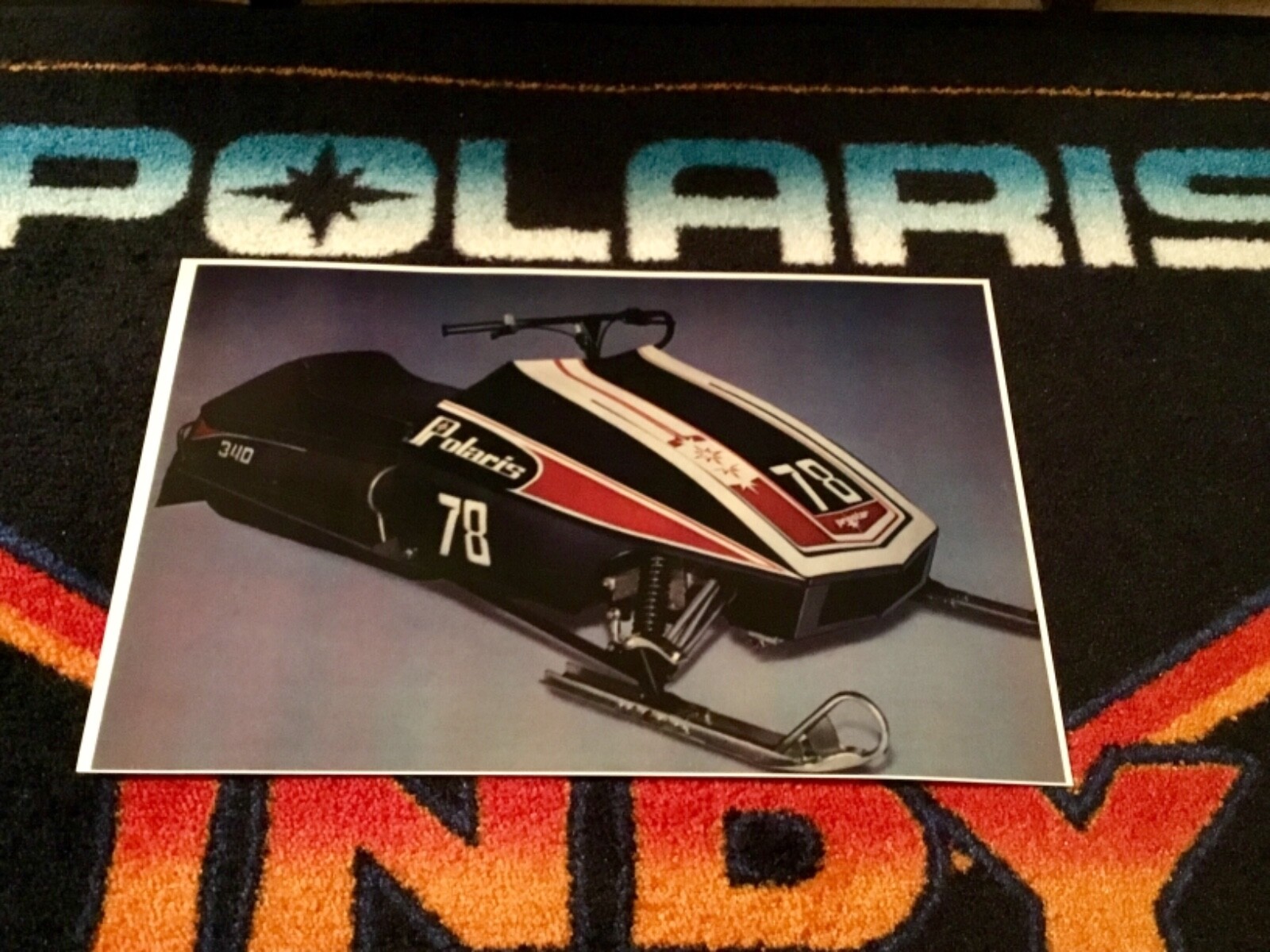 🏁 ‘78 POLARIS RXL Sno-Pro Snowmobile Poster vintage race sled snopro | eBay