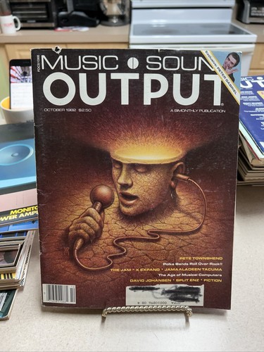 Music & Sound Output October 1982 Rock & Roll Magazine Pete Townshend ...