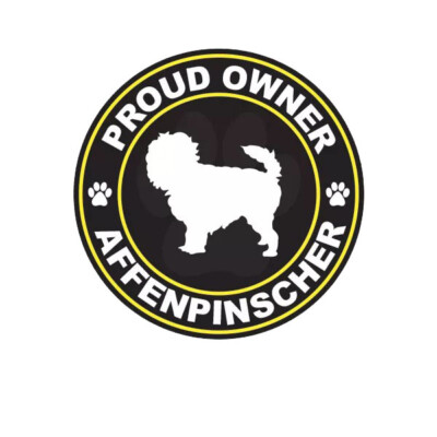 Proud Owner Affenpinscher Sticker Decal | eBay