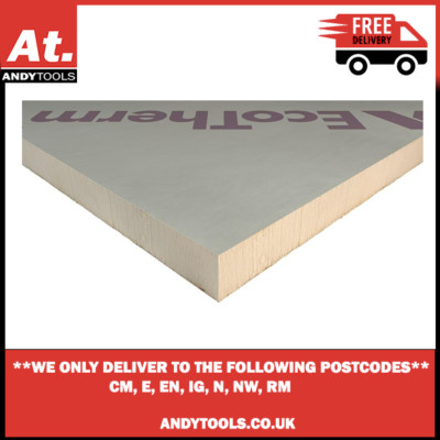 Celotex / Ecotherm / Iko / Xtratherm Rigid PIR Insulation 1200 x 2400 x ...