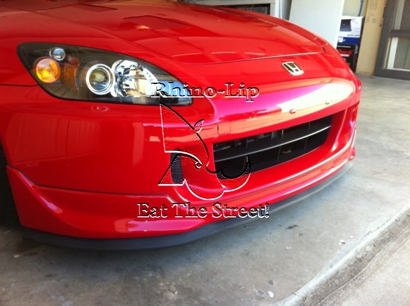 Honda Racing S2K S2000 Universal Front Rubber Chin Lip Spoiler Splitter ...