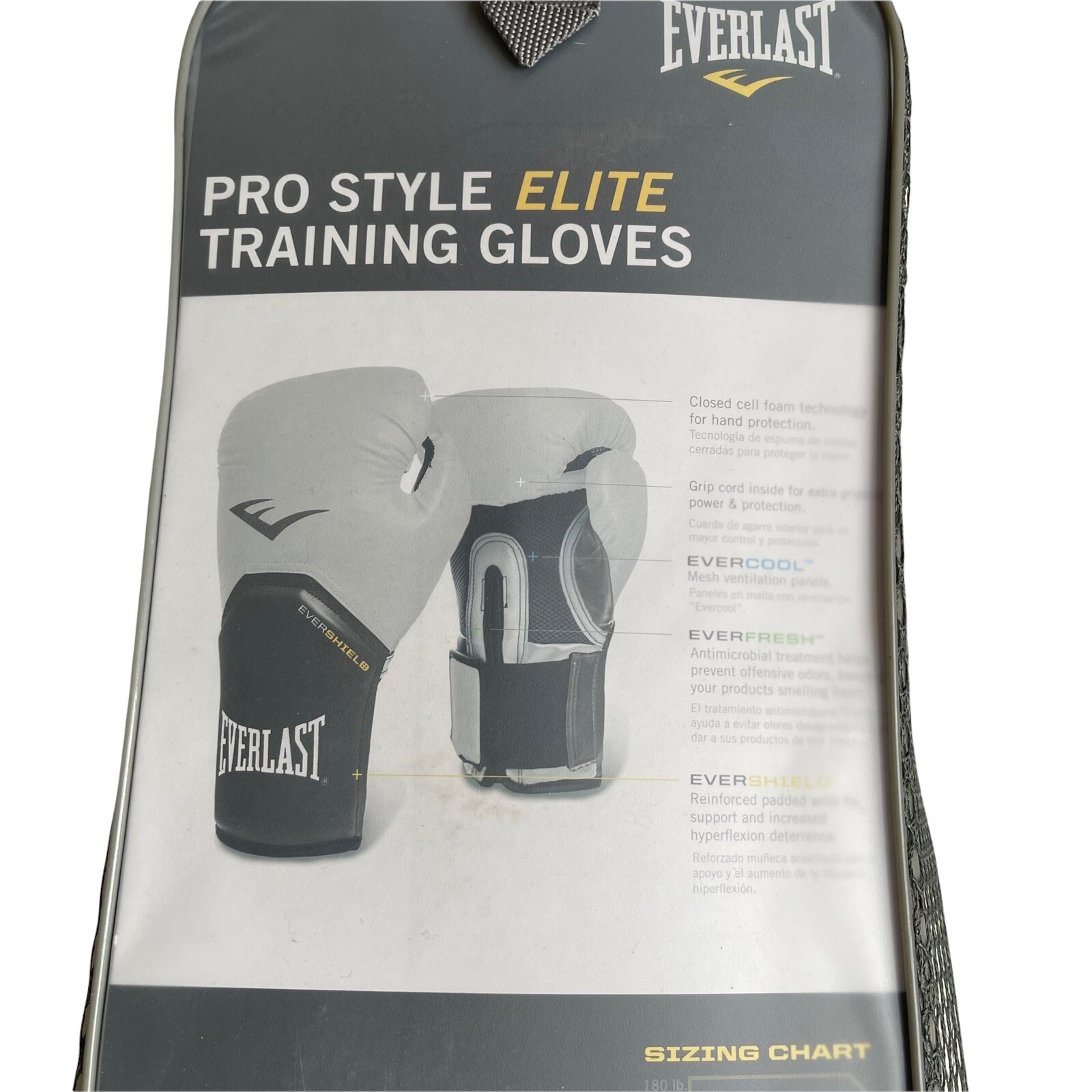 Everlast Pro Style Elite Training Gloves Level1 12 Oz for sale online ...