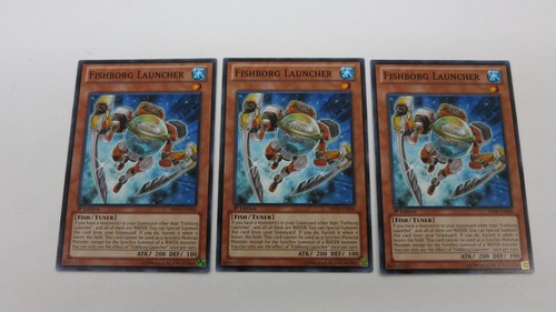 3x FISHBORG LAUNCHER MONSTER ABYR-EN096 1ST EDITION COMMON YUGIOH NM ...