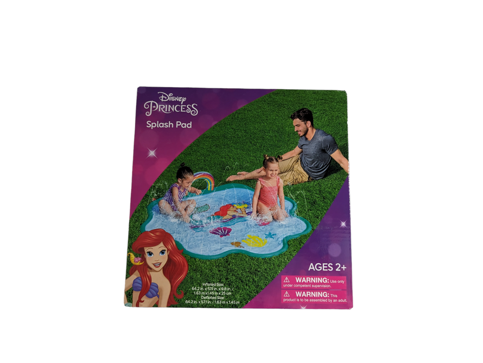 Bestway Disney Princess Little Mermaid Water Sprinkler Splash Pad Toy ...