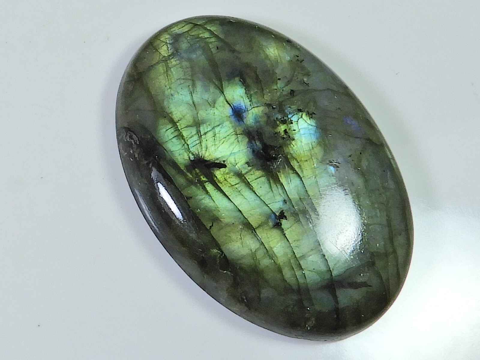 101Cts. Natural Labradorite Oval Crystal Cabochon loose Gemstone ...