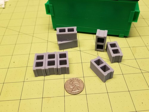 Eight (8) 1/14 Scale CMU "Concrete Blocks" for RC Trucks and ...