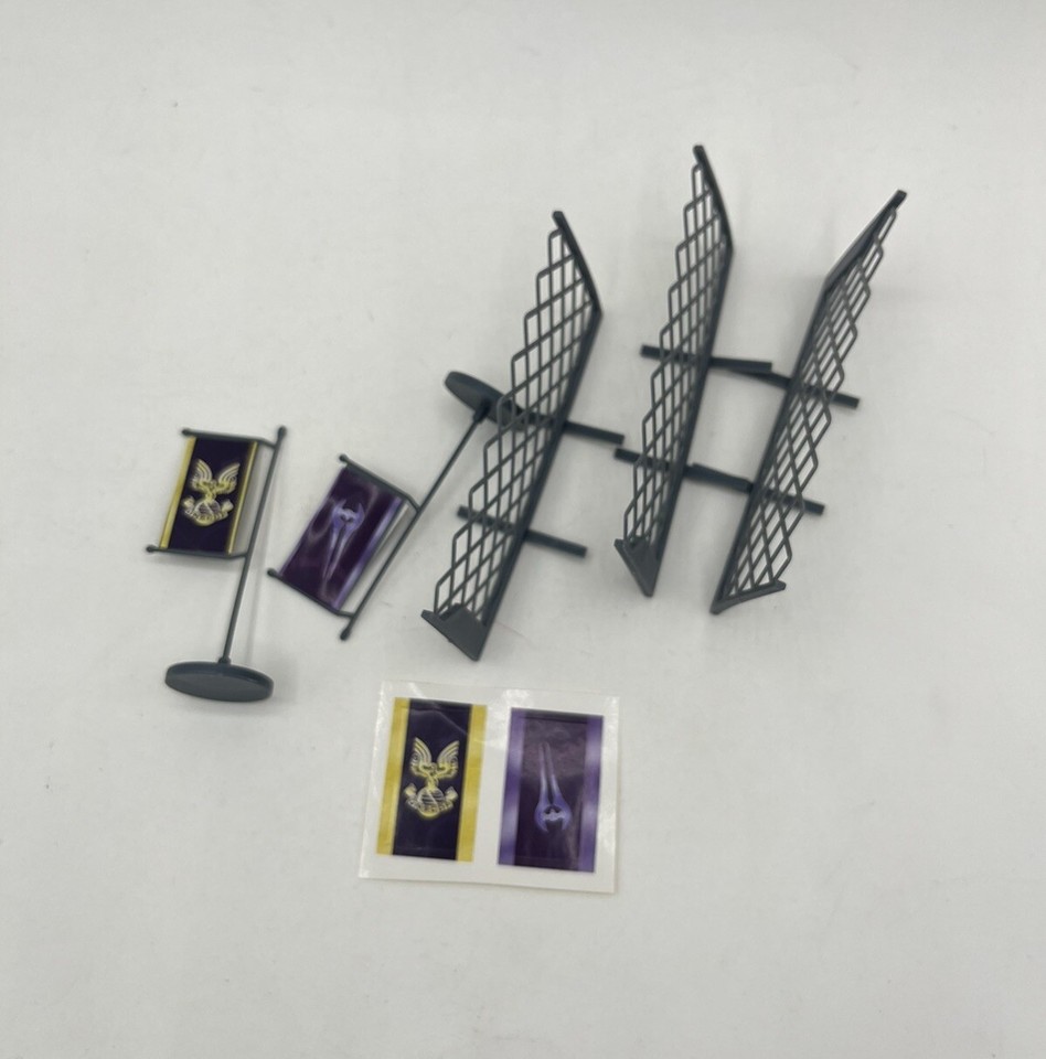 Halo Interactive Strategy Game UNSC & Covenant Flags +Fences ...