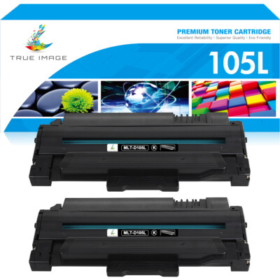 2x MLT-D105L Toner Compatible For Samsung 105L ML 1910 2525 2526 2540R ...