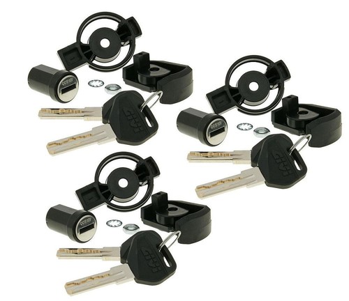 GIVI SL103 3 lock key matched set of locks | eBay