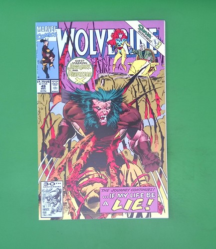WOLVERINE #49 VOL. 2 8.0 MARVEL COMIC BOOK TS95-121 | eBay