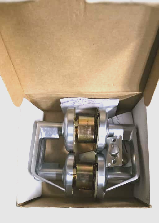 Hager 3553 Withnell 2-3/4" Cylindrical Entry Lever Lockset Grade 2 ...