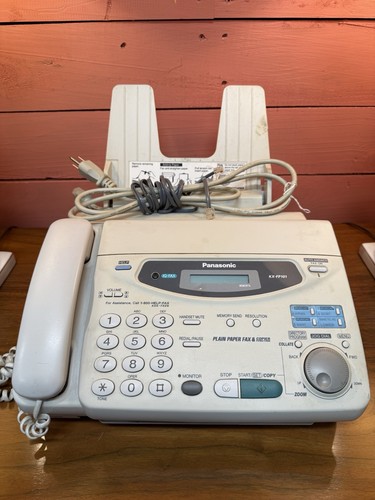 Panasonic KX-FP101 Compact Plain Paper Fax Machine With Original Manual ...