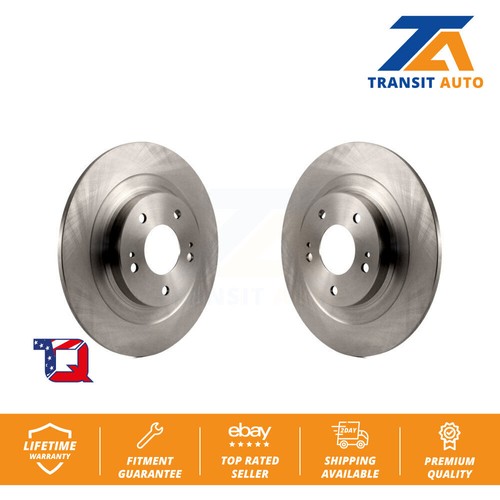 Rear Disc Brake Rotor Pair For Mitsubishi RVR Outlander Eclipse Cross ...
