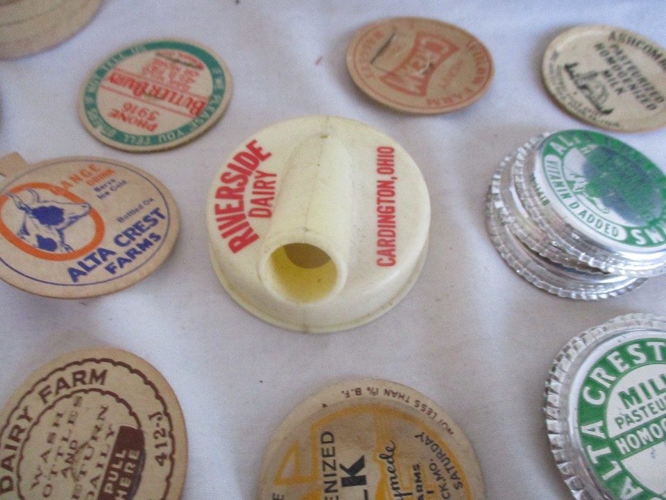 Huge Group Lot Of 300+ Vintage Milk Caps | eBay