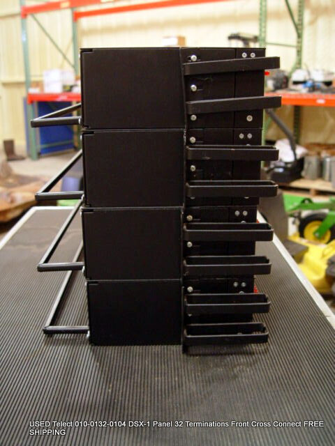 Telect 010-0132-0104 DSX-1 Panel 32 Terminations F Cross Connect FREE ...