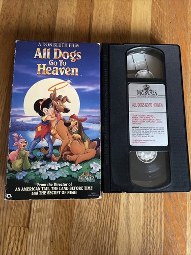 All Dogs Go To Heaven [VHS 1990] 1989 Loni Anderson, Burt Reynolds ...