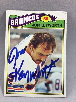 Jon Keyworth -Colorado- Denver Broncos Autographed Card | eBay