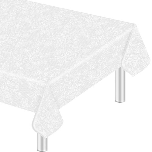 3 Pack Plastic Lace Tablecloth 54 X 108 Waterproof Disposable Lace ...