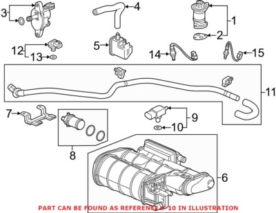 Genuine OEM Evaporative Emissions System Pressure Sensor Seal For Honda ...