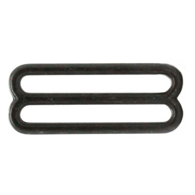 Double Loop Strap Metal Adjuster 1.75 Inch Black Plate 20134-13 | eBay