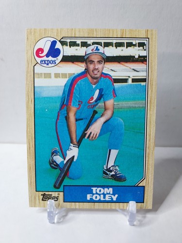 1987 Topps Baseball #78 Tom Foley Montreal Expos | eBay