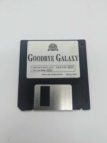 Vintage PC MS-DOS Game Commander Keen Goodbye Galaxy 3.5" Floppy ...