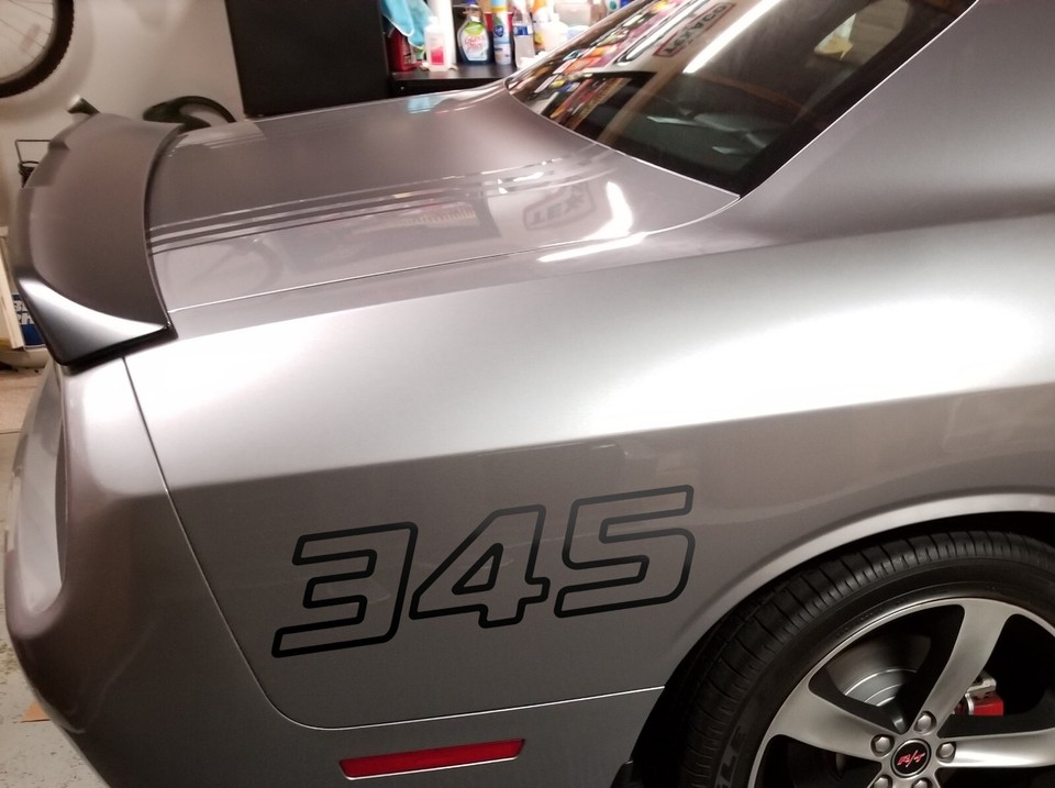 Fits Dodge Challenger 2008-2023 392 HEMI 345 SRT HEMI (2) Decal Graphic ...