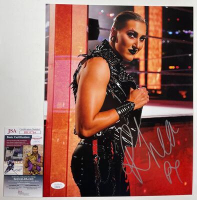 WWE NXT Rhea Ripley Signed 11x14 Photo J Autograph WrestleMania JSA COA ...