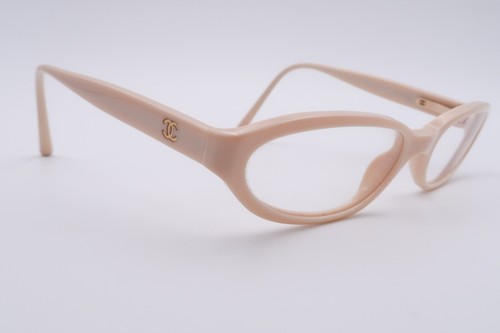 Authentic Chanel 3015 Eyeglasses FRAMES 528 Ivory 51[]16-135 White ...
