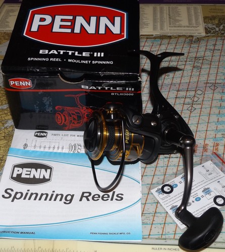 "NEW" PENN BATTLE III 3000 SPINNING FISHING REEL FAST 6.2:1 HI-PERFORMANCE PENN | eBay
