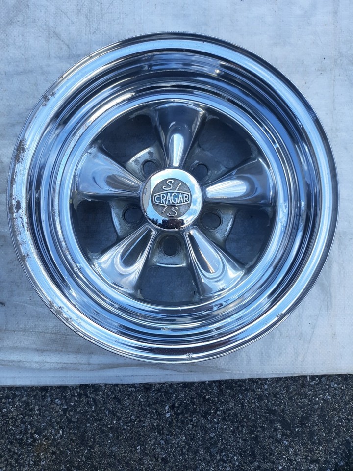 Cragar SS Wheels 14x7 Deep Dish Vari-Fit Chevy-Ford-Mopar Pair | eBay
