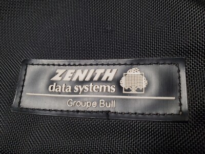 RARE Vintage Zenith Data Systems Laptop BAG Case RARE GROUPE BULL LOGO ...